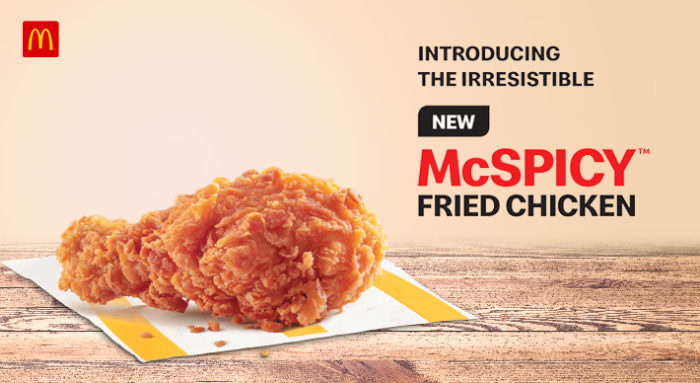Introducing The New McSpicy Fried Chicken - McDonald's Blog India