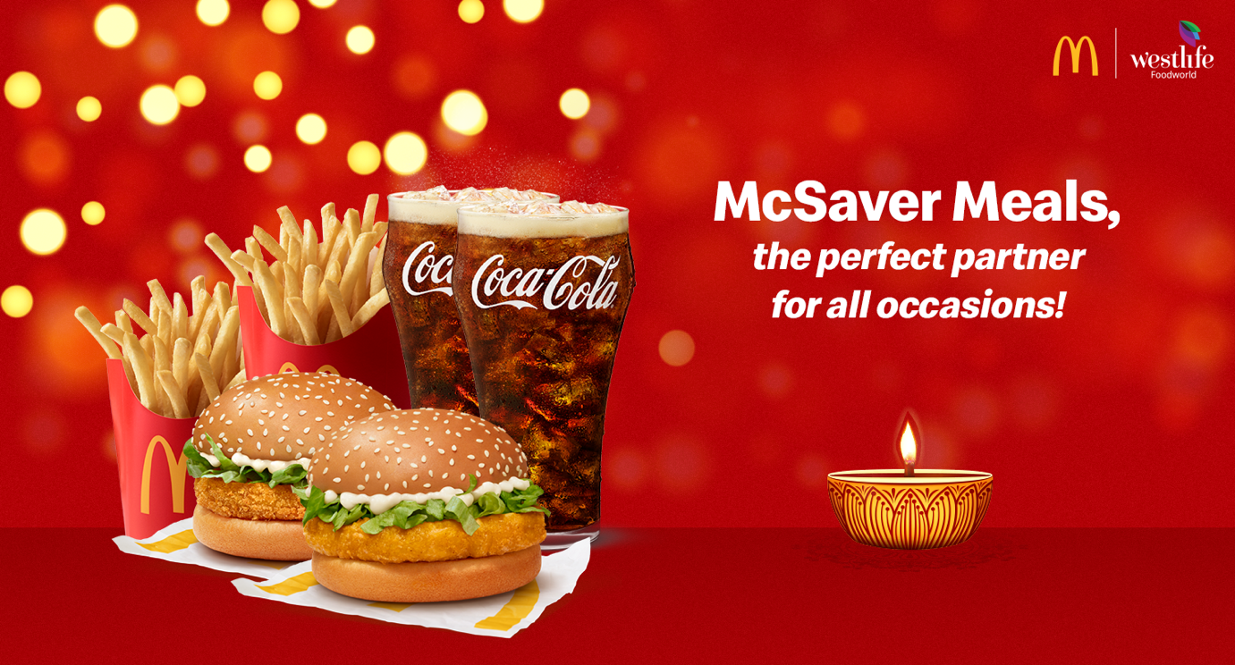 McSaver Meals: When hunger calls for me-time pocket-friendly McDonald's Meals - McDonald's India ...