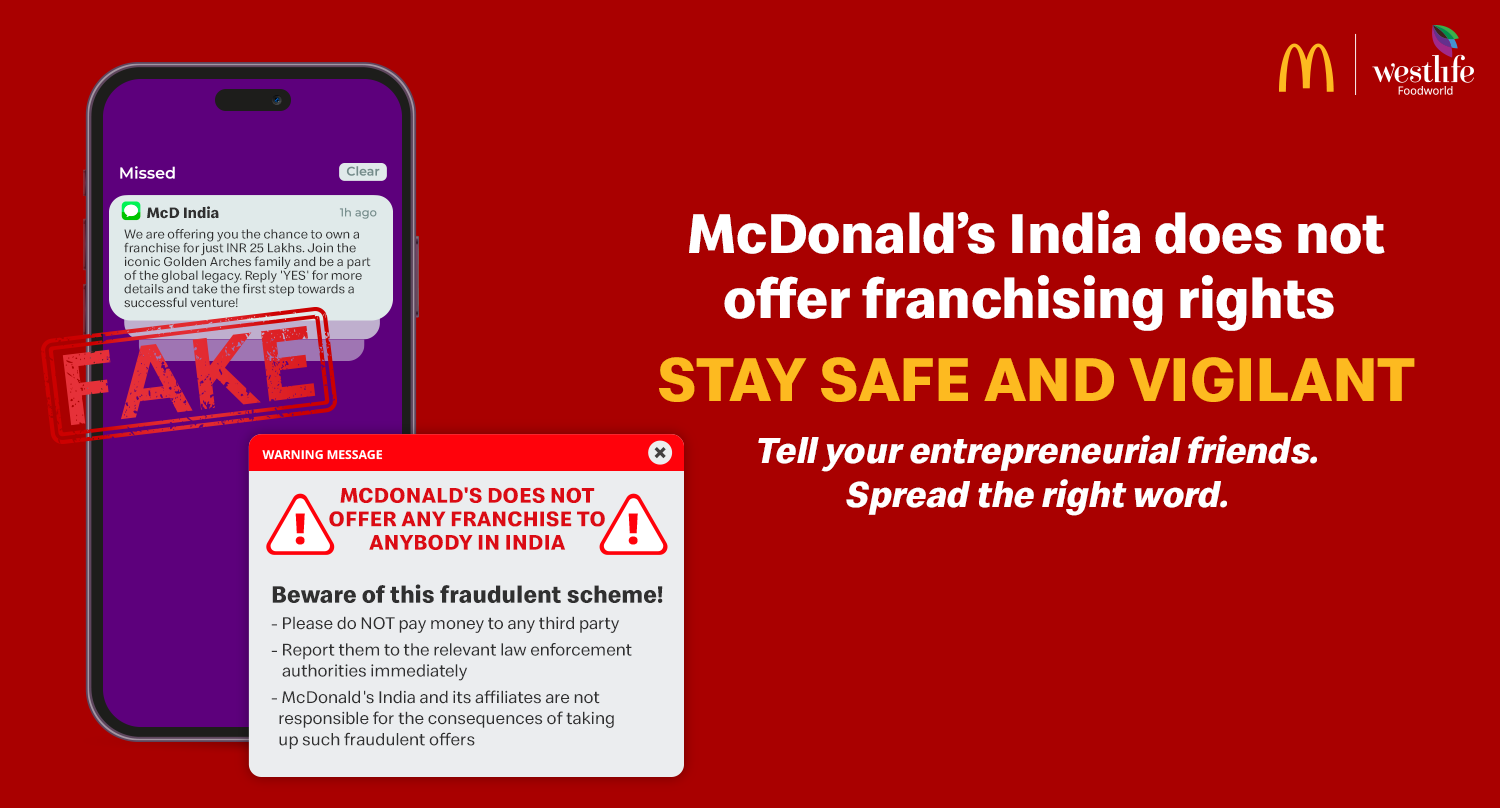 McDonald's Franchise Scam Alert|Franchise Consultant Scam-McDonald's Blog