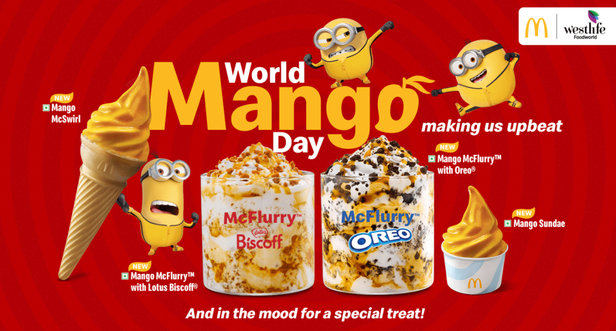 Celebrating World Mango Day, the Minion way! 🥭 - McDonald's India ...