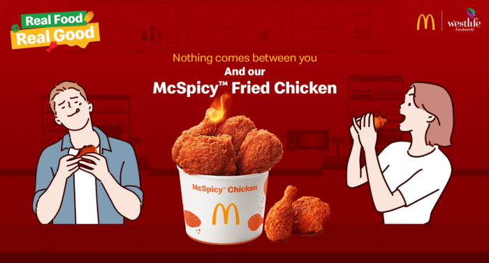 Real Food, Real Good, all for you: Our McSpicy™ Fried Chicken is a ...