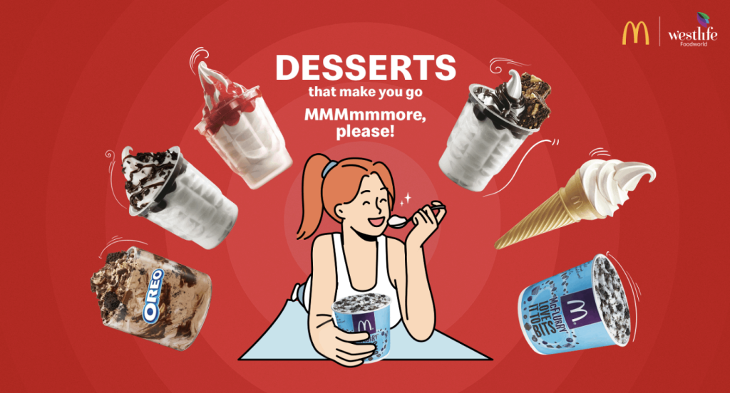 Hey, Sweet Tooth! Are you in the mood for dessert? 🍫🍦🍰💕 - McDonald's ...
