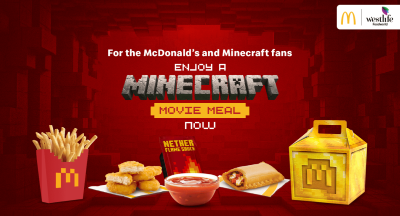 A Minecraft Movie Meal: Are you enjoying McDonald’s favourite burger ...