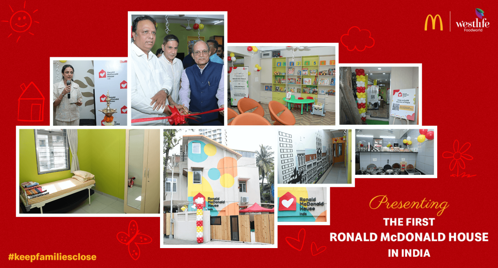Presenting the first Ronald McDonald House® in India 💛🏡 # ...